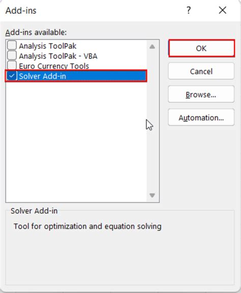 how to find optimal solution with linear programming in excel