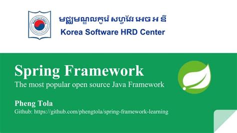 Java Spring Framework Pptx