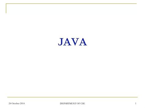 ppt java powerpoint presentation free download id 5793721