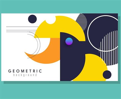 Premium Vector Abstract Geometric Background Design