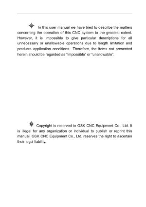 GSK T Turning CNC System User Manual Pdf CNC Manual