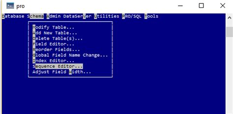 progress openedge table auto increment stack overflow