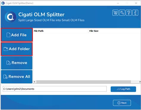 Free Ways To Split OLM File By Size Date Folder