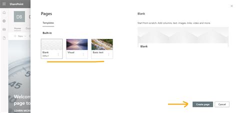 how to create a glossary page in sharepoint