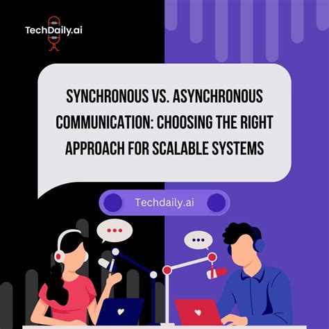 Synchronous Vs Asynchronous Communication Choosing The Right Approach For Scalable Systems
