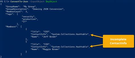 Going Deep Converting Powershell Objects To Json Jeff Brown Tech