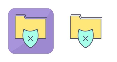 Vulnerable Folder Vector Icon 30421880 Vector Art At Vecteezy