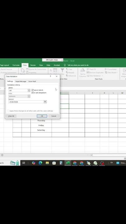 Data Validation Formula Excel Shortvideo Excelformula Video Youtube