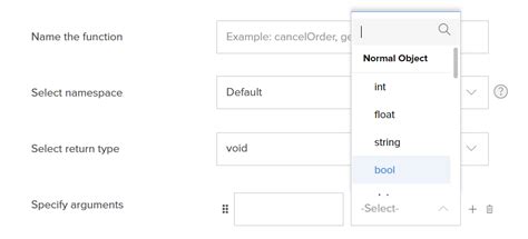 Create New Deluge Function ManageEngine AppCreator Help