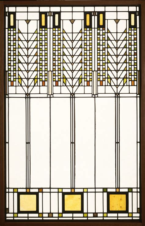 Tree Of Life Window By Frank Lloyd Wright 1904 Art Institute Of