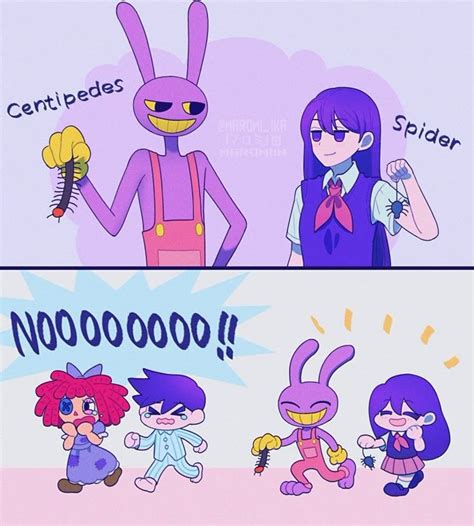 Pin By Isa On The Amazing Digital Circus Fanart Cute Doodles Cute Drawings Anime Funny