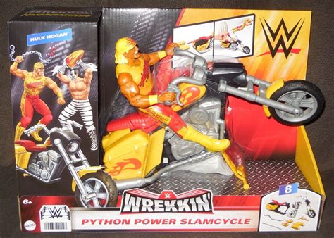 2024 Wwe Mattel Wrekkin Python Power Slamcycle With Hulk Hogan