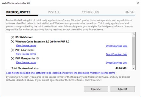 install php on windows with web platform installer tek eye