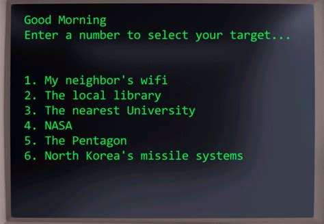 Terminal Hacker With Time Greeting Show GameDev Tv
