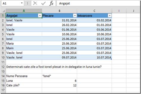 Excel Exercițiu cu intervale de timp UPDATED Valy Greavu Live Blog