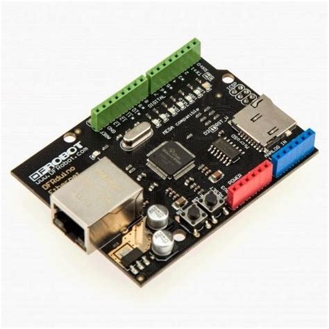 Jual Dfrobot Ethernet Shield For Arduino W5200 Shopee Indonesia