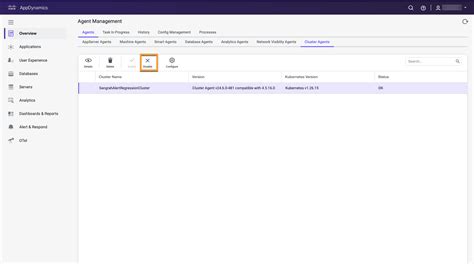 use the cluster agent