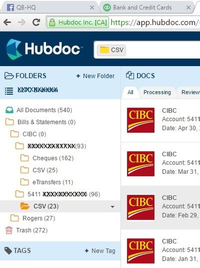 Using Hubdoc To Upload Bank Csv Files To Qbo