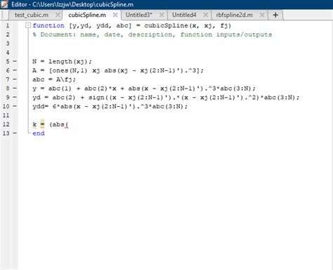 Parametric Cubic Splines Splines Have Many