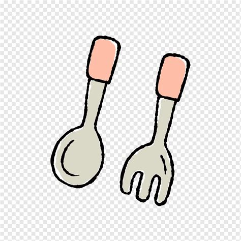 숟가락 포크 Spork Grey Spoon And Fork 음식 손 회색 Png Pngwing