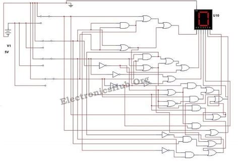 7 Segment Display Logic Circuit