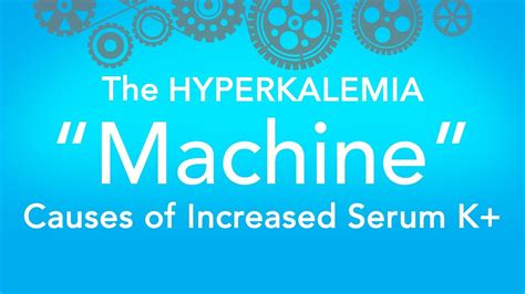 Nursing Mnemonics Hyperkalemia Machine Youtube