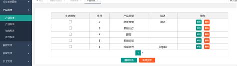 基于springboot的美容美妆管理系统 基于springboot的美容美妆管理系统：会员类型管理、产品分类管理、产品管理、库存管理、顾客管理、进货管理、数据统计、顾客购买产品、顾客签到