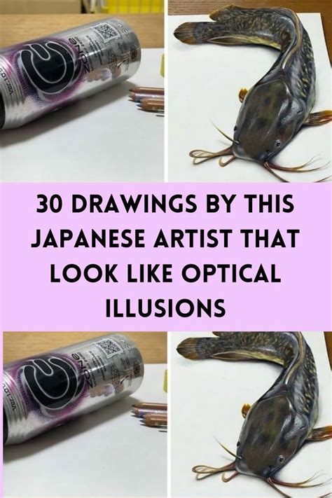 30 Drawings By This Japanese Artist That Look Like Optical Illusions