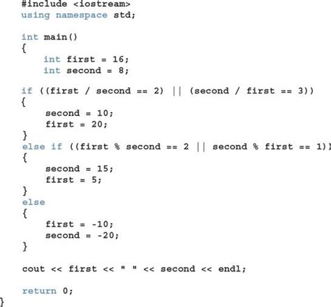 Solved What Is The Output Of The Program In Exercise 17 If