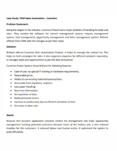 Case Study Problem Statement