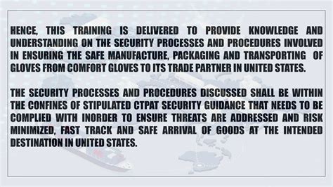 Ctpat Pptx Presentationpptx Minimum Security Pptx Information And Network Security