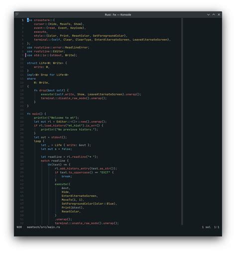 GitHub Everblush Helix Everblush Port For Helix Editor