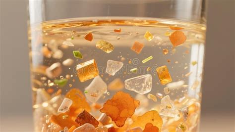 Suspended Colorful Microplastics Stock Illustrations 6 Suspended Colorful Microplastics Stock