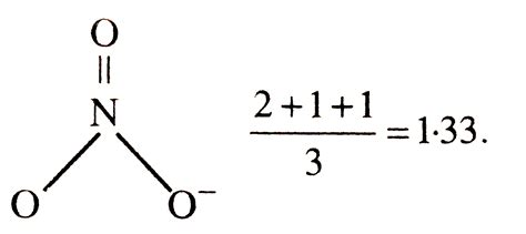 The Bond Order Of The N O Bonds In NO3 Ion Is