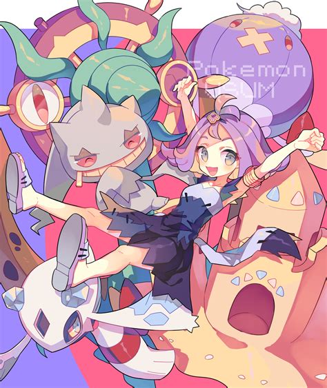 Nagatsukiariake Acerola Pokemon Banette Dhelmise Drifblim Froslass Palossand Nintendo