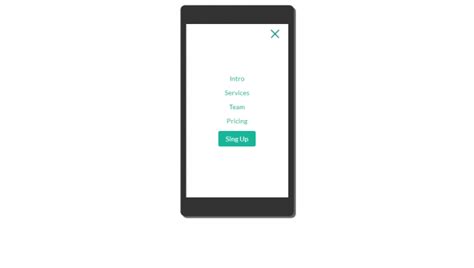 Amazing Css Mobile Menu Examples Onaircode