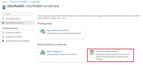 Create Ade Enrollment Profile In Intune Techuisitive