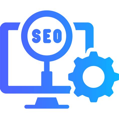 search engine optimization generic gradient fill icon