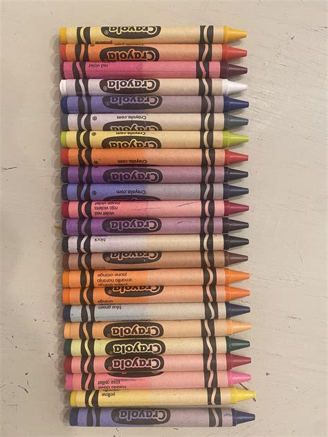 Crayons Left In Same Spot For 14 Years And The Sun Faded The Crayon