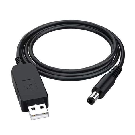 Usb 5v ไปยัง Dc8 4v 9v 12v สายตัวแปลงขึ้นสเต็ปแรงดัน Usb แจ็ค Dc สาย5 5