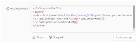 Use An Ai Outline To Write A Long Article Feature Seo Content Machine