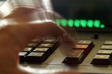 Adding Numbers On Calculator 2 Stock Image Image Of Arithmetic Calculation 1719013