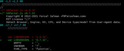 Breaking Change Issue Faisalman Ua Parser Js Github