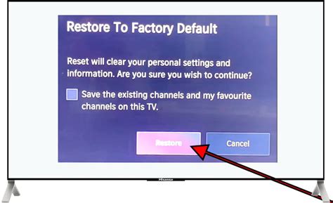 How To Reset Hisense 55U8QTUK Factory Reset And Erase All Data