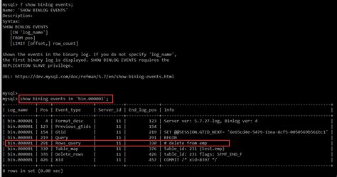 技术分享 mysql binlog 日志解析