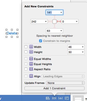 Objective C Xcode Why Some Constraints Are Automatically Added Stack Overflow