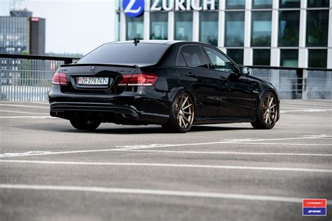 Craving Luxury Gloss Black Mercedes E Class With Custom Parts Carid