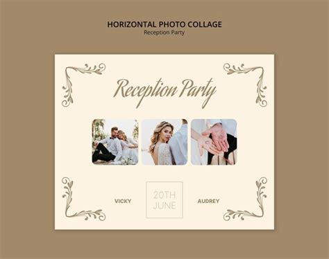 Free Psd Reception Party Template Design