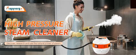 Hapyvergo Handheld Steam Cleaner High Pressure Steamer For