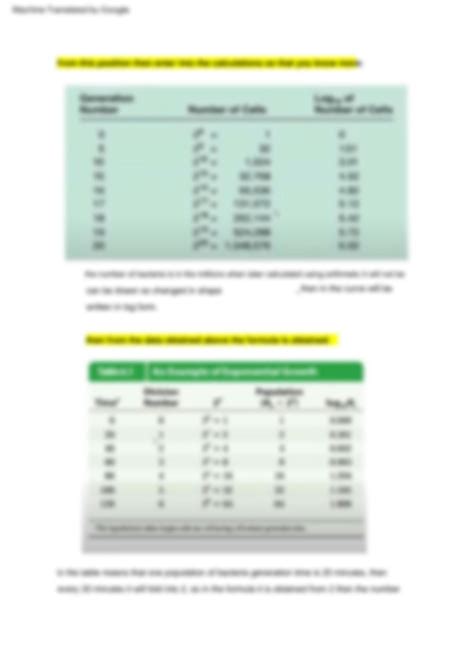 SOLUTION Bacterial Growth Calculation Studypool
